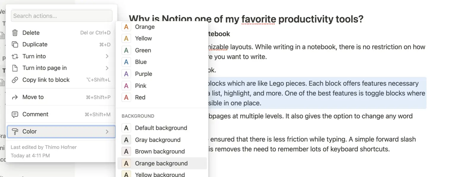 Highlighting Text in Notion - Simple Guide with Screenshots - Tools2Study