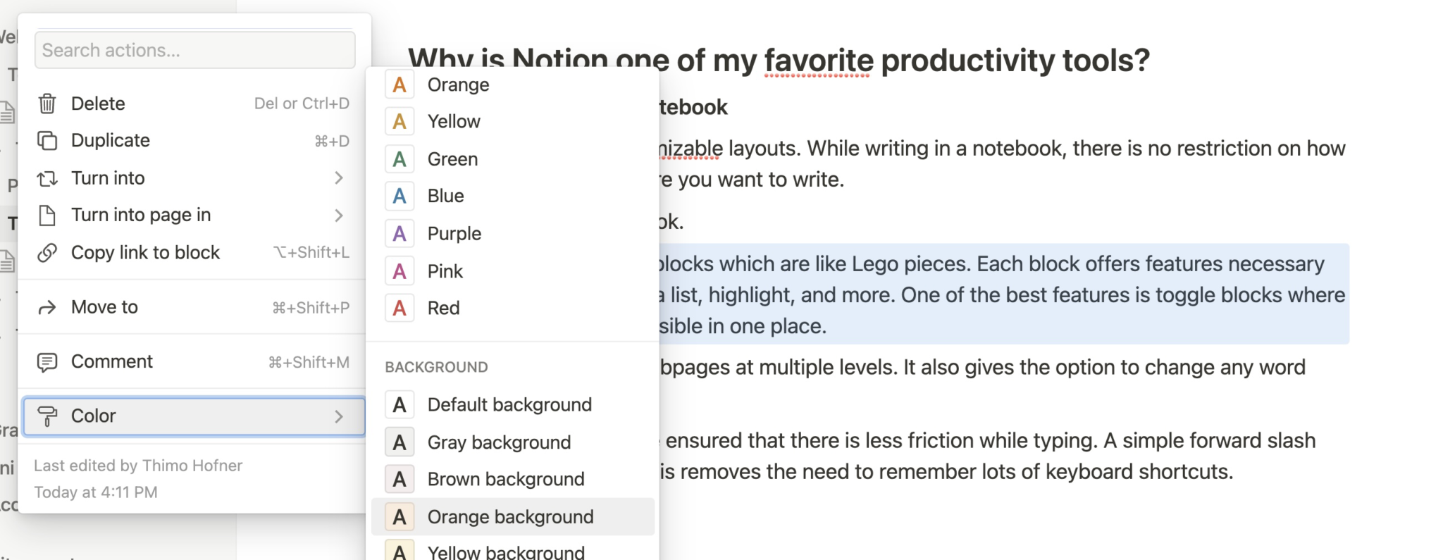 Highlighting Text in Notion - Simple Guide with Screenshots - Tools2Study