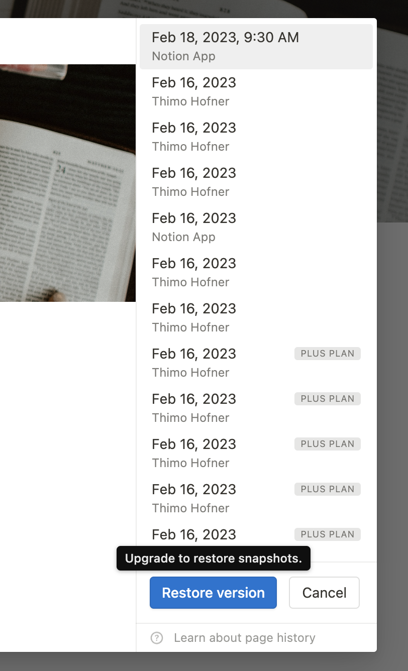 Backups in Notion: 6 Ways to Save and Restore Your Data - Tools2Study